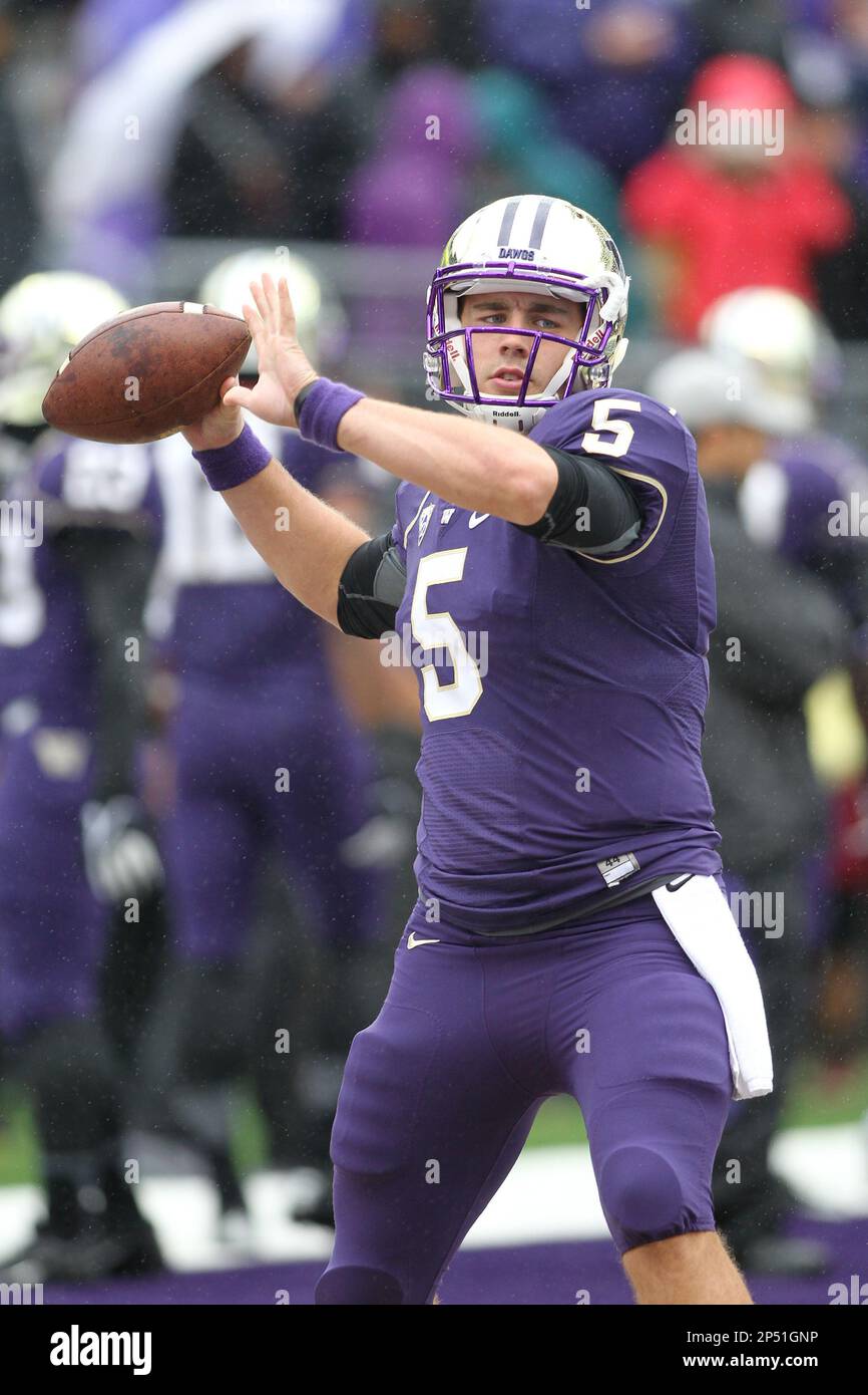 Washington Huskies Jeff Lindquist (5) during a game against Arizona on ...