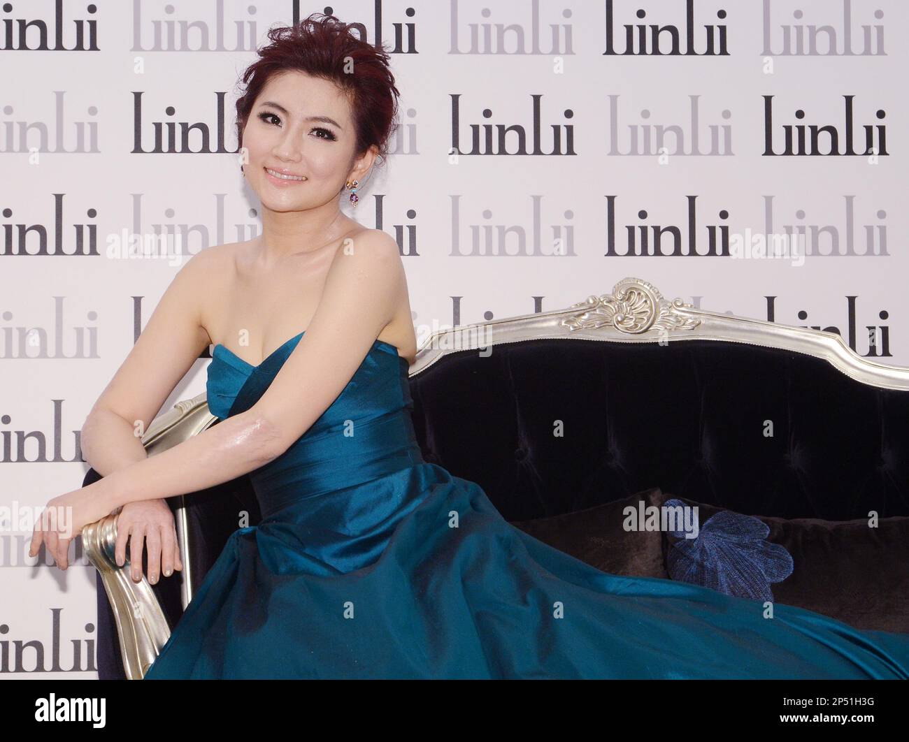 Singer Selina set her makeup for Golden Bell Awards in Taipei,China on ...