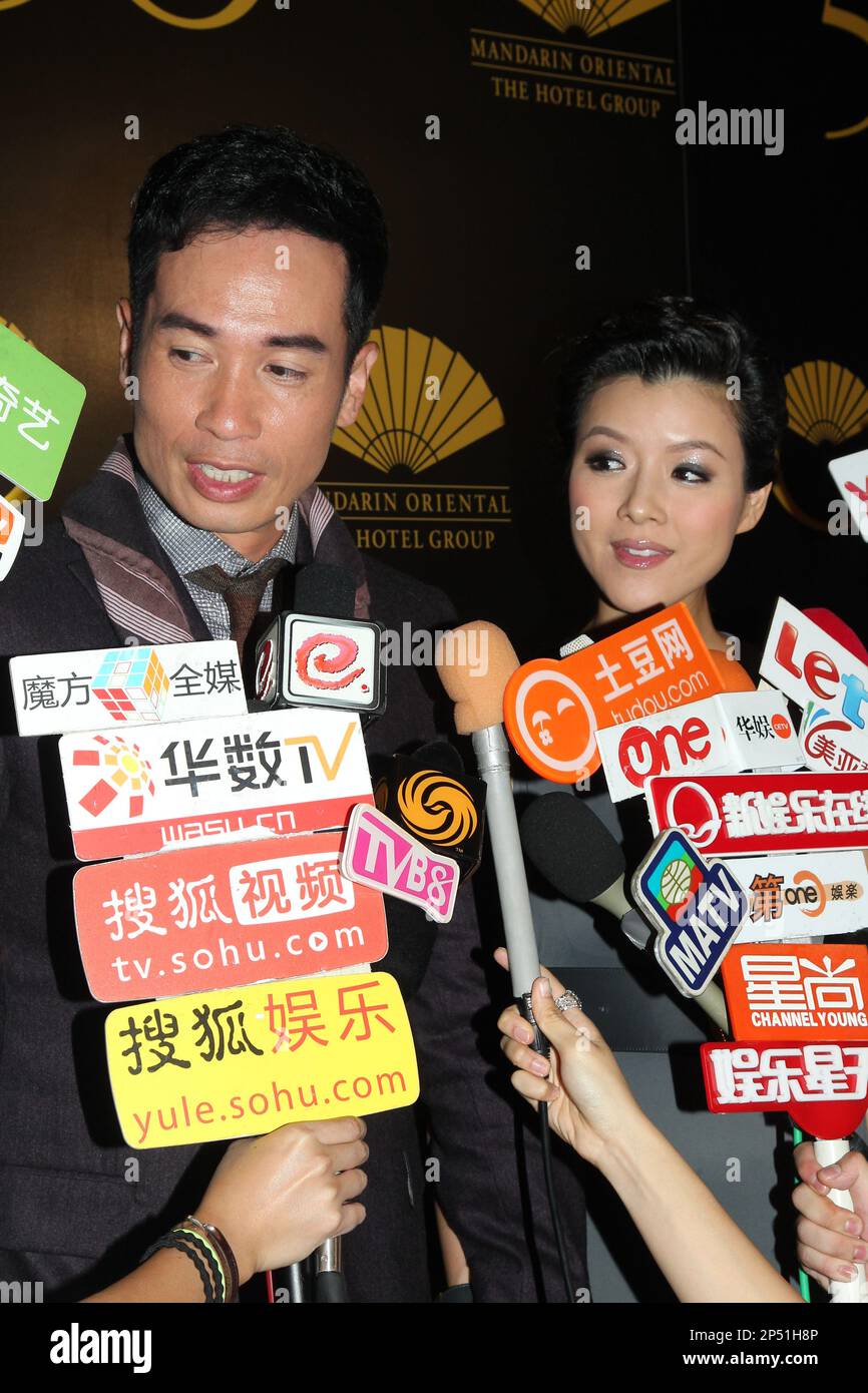 Moses Chan and wife Aimee Chan attends 50th Anniversary of Mandarin ...