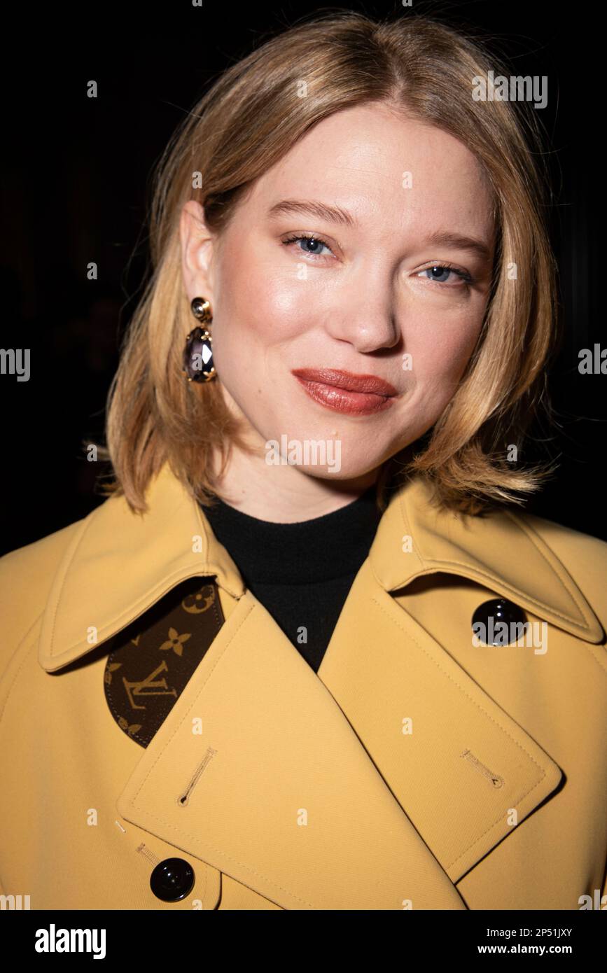 Lea Seydoux attends the Louis Vuitton Fall/Winter 2023-2024 ready-to ...