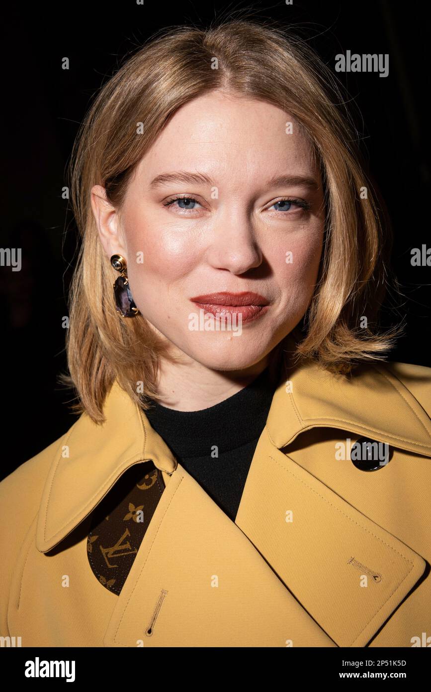 Lea Seydoux attends the Louis Vuitton Fall/Winter 2023-2024 ready-to ...