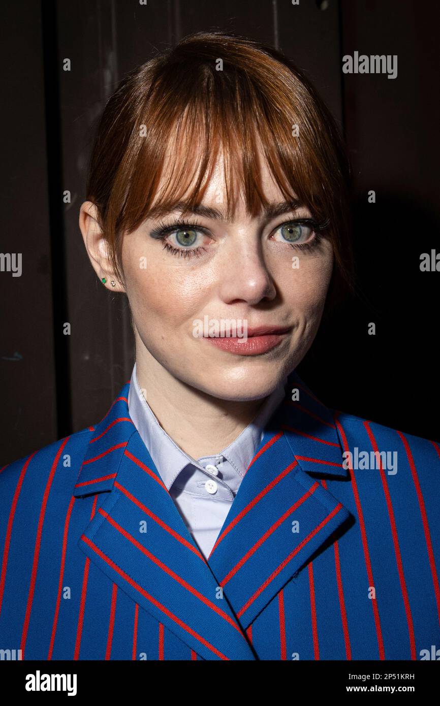 Emma Stone attends the Louis Vuitton Fall/Winter 2023-2024 ready-to ...