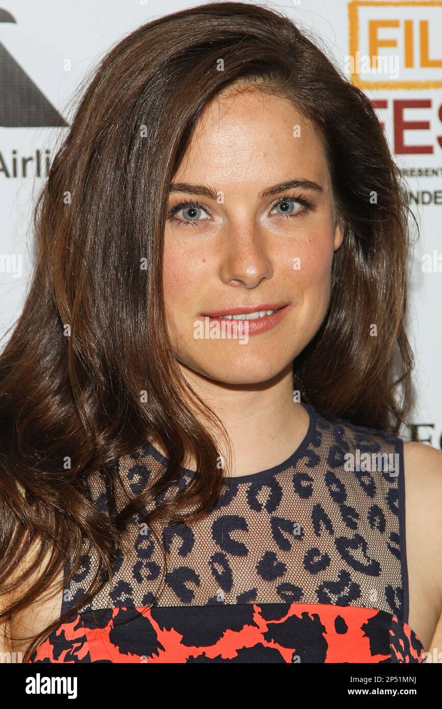 Actress Caroline Dhavernas attends the 2013 Los Angeles Film Festival ...