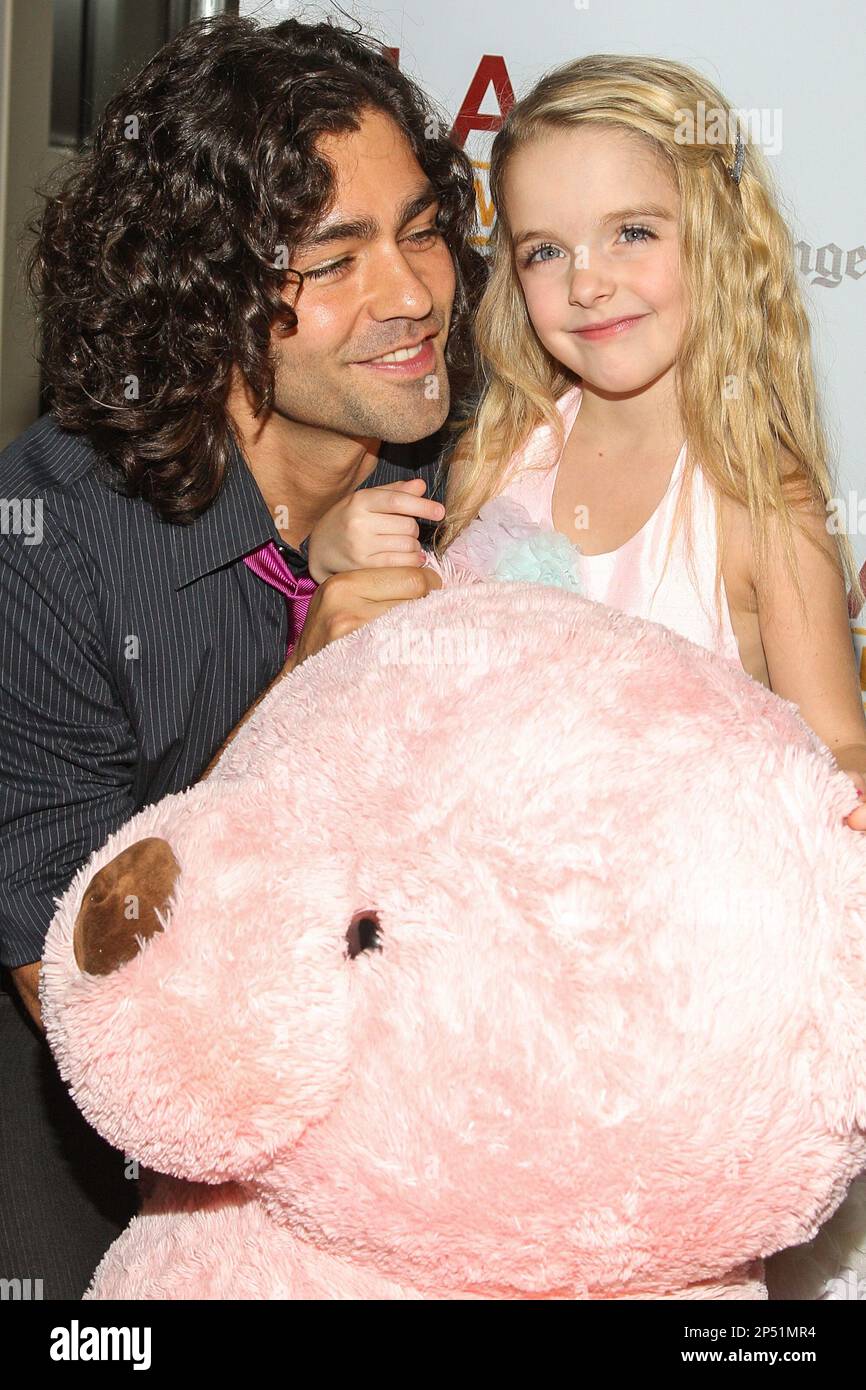 Actors Adrian Grenier and Mckenna Grace attend the 2013 Los Angeles ...