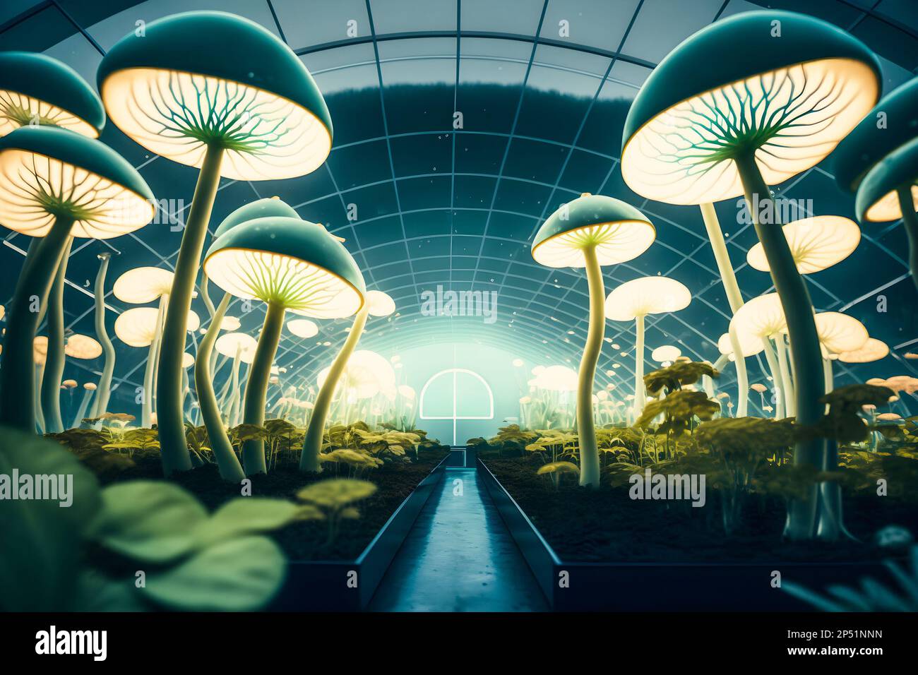 Growing mushrooms greenhouse hi-res stock photography and images - Alamy