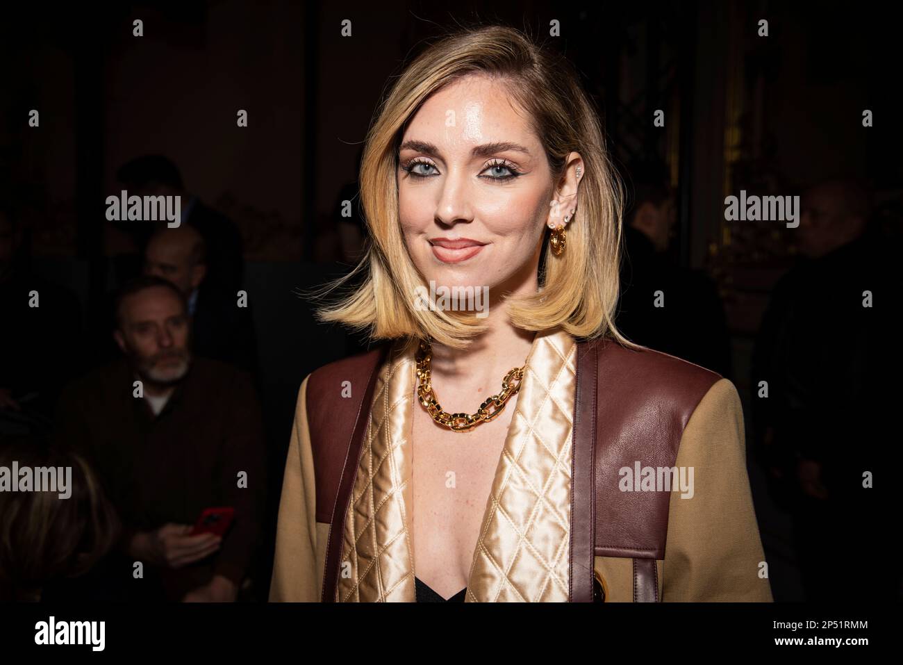 Chiara Ferragni attends the Louis Vuitton Fall/Winter 2023-2024 ready ...