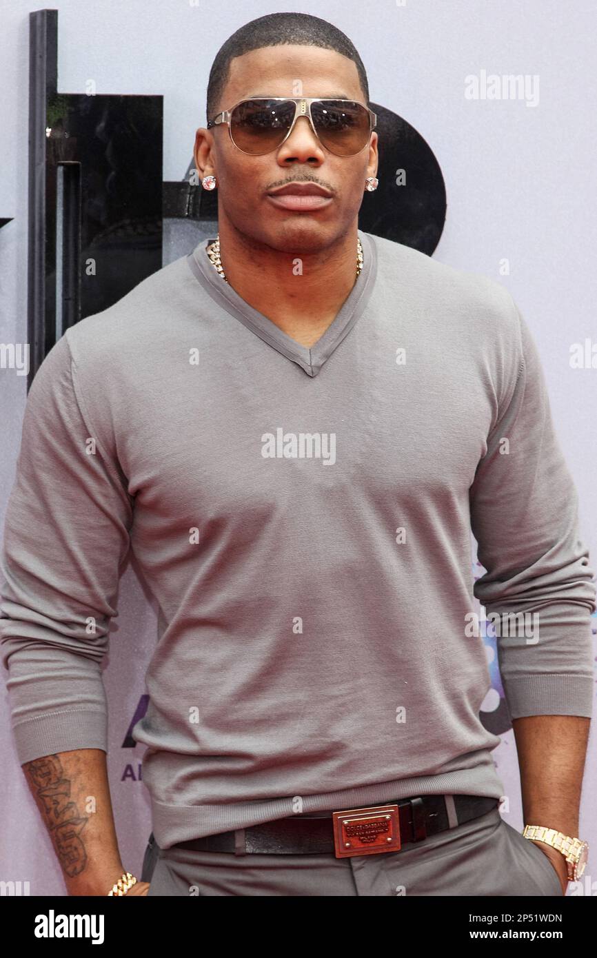 Recording artist Nelly attends the 2013 BET Awards held at Nokia ...