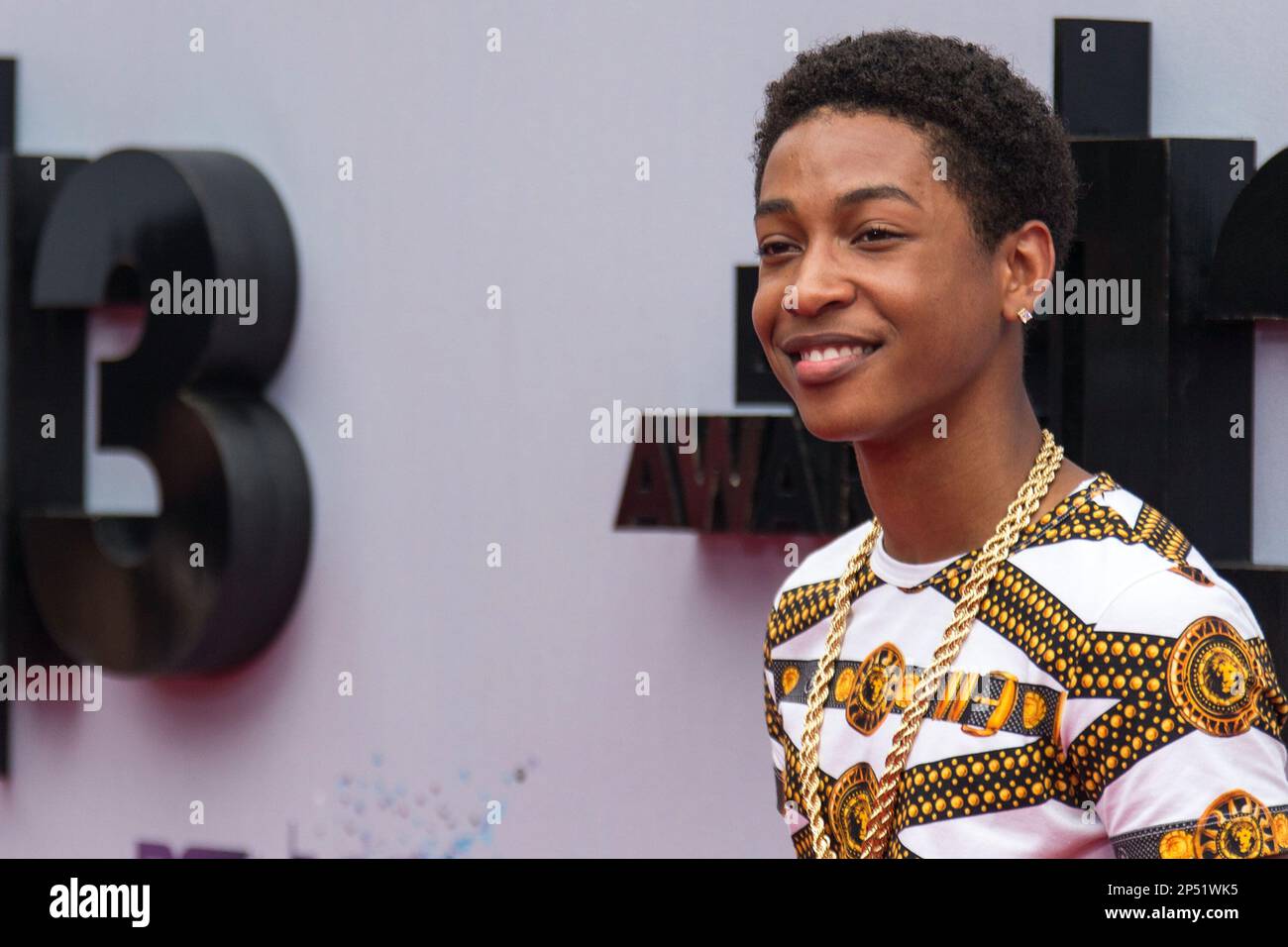 Singer / actor Jacob Latimore attends the 2013 BET Awards held at Nokia ...