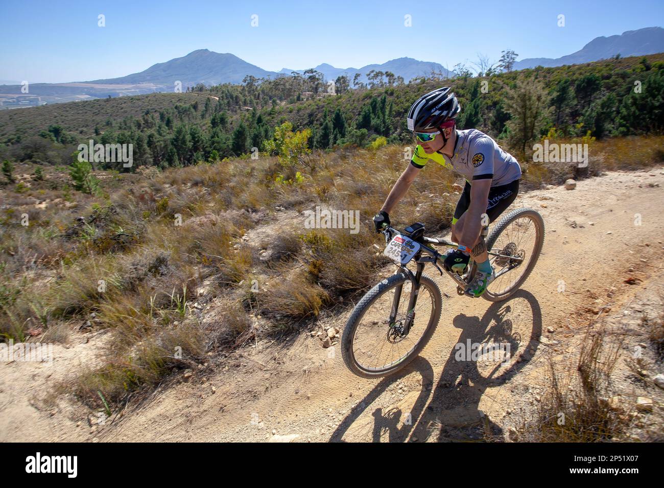 Mountain biking at the ABSA Cape Epic Stock Photo - Alamy