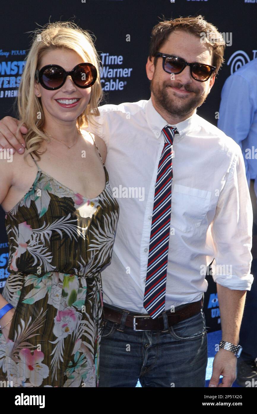 Actors Mary Elizabeth Ellis and Charlie Day attend the premiere of ...