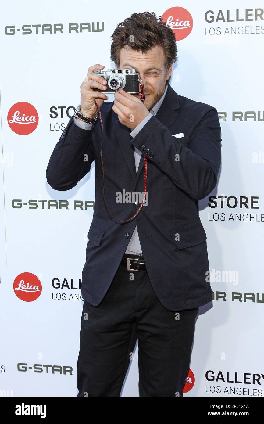 Actor Noah Segan attends the Leica Store Los Angeles grand opening on ...