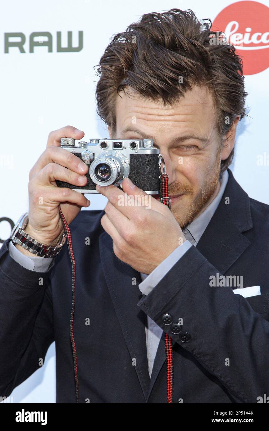 Actor Noah Segan attends the Leica Store Los Angeles grand opening on ...