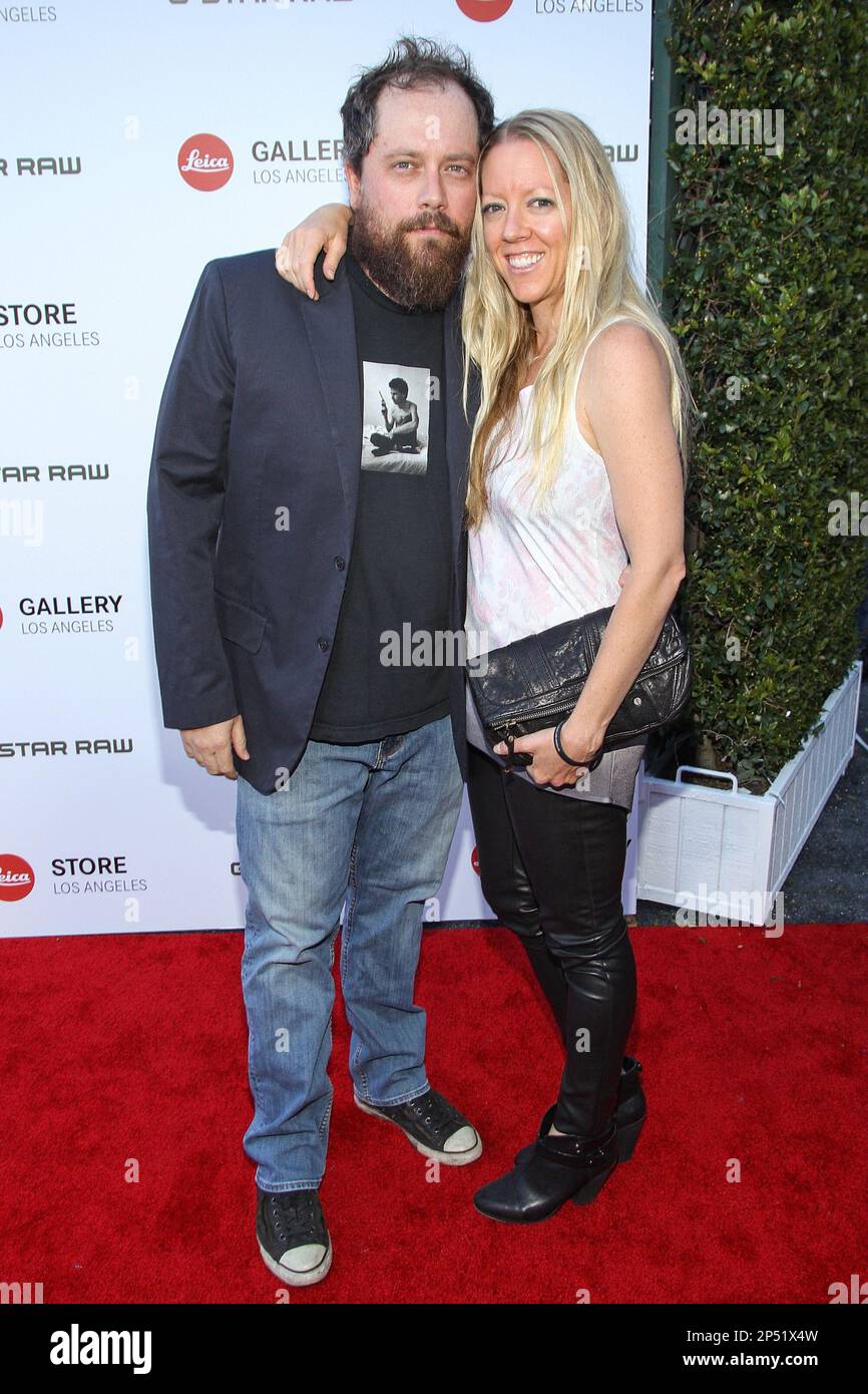 Photographer Erik Voake (L) and wife Jenni Weinman Voake attend the ...
