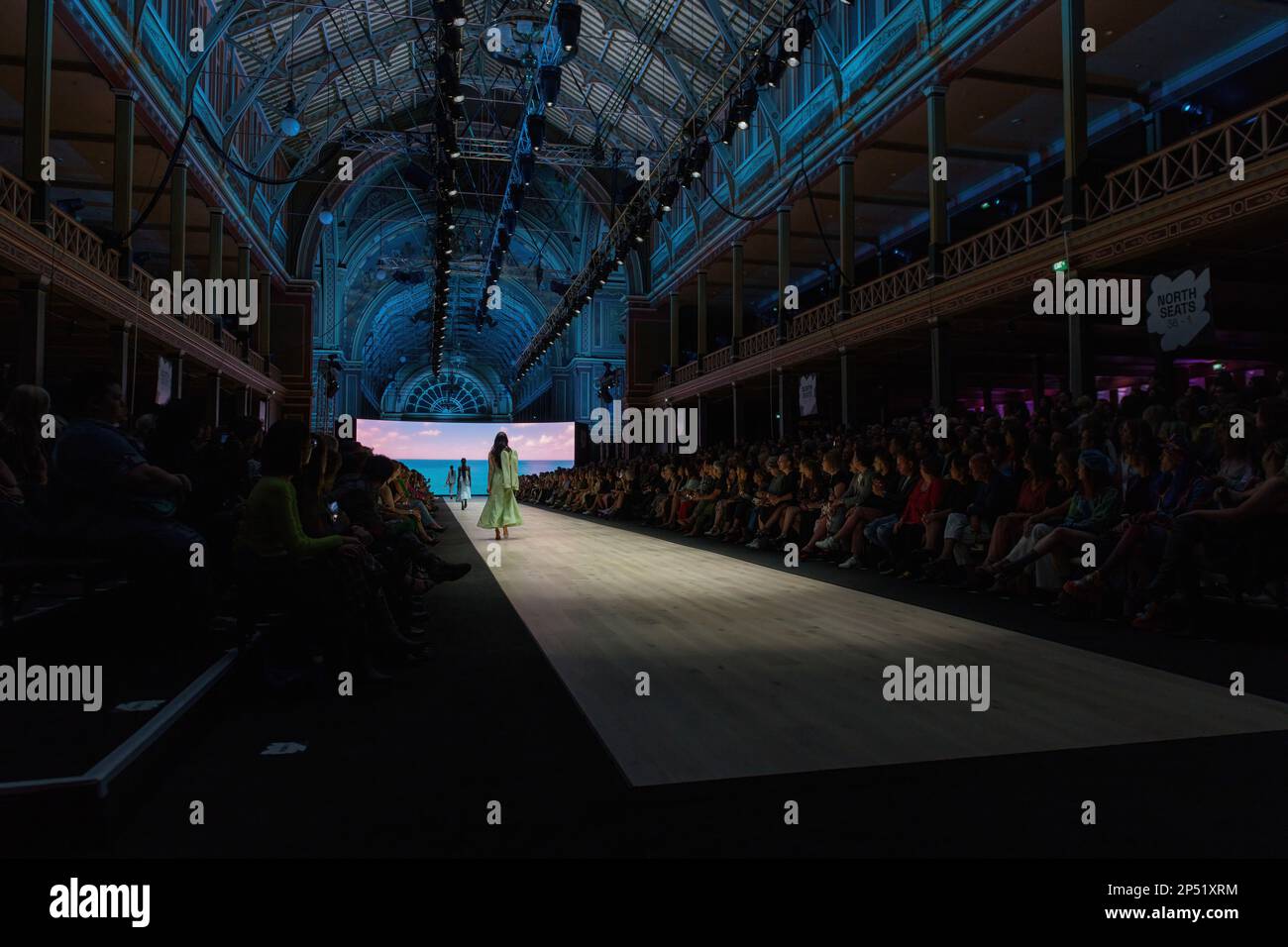 Melbourne, Australia, 06/03/2023, A model dressed by Nevenka walks the ...