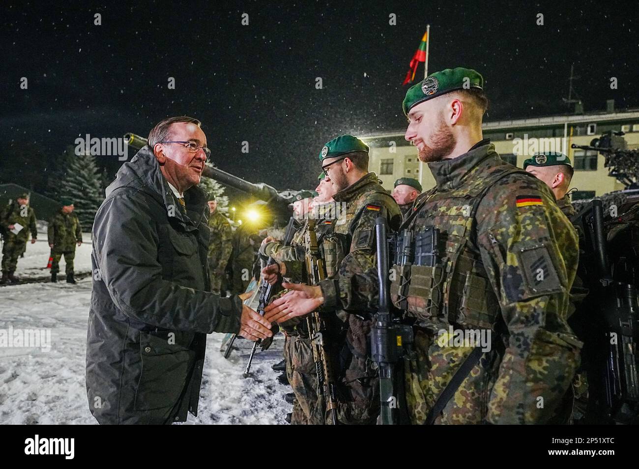 Rukla, Lithuania. 06th Mar, 2023. Boris Pistorius (SPD), Federal ...
