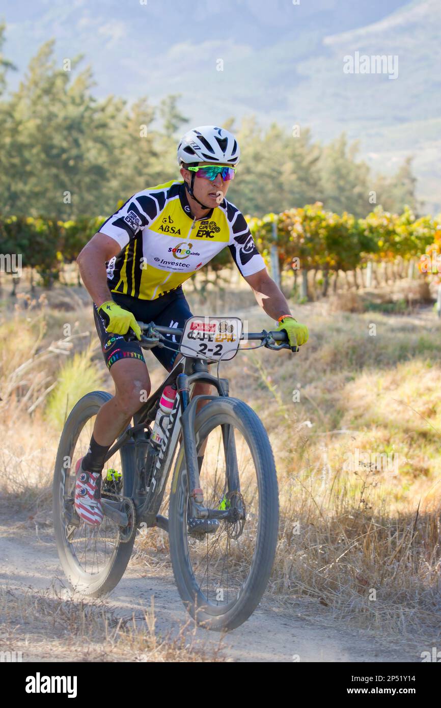 Mountain biking at the ABSA Cape Epic Stock Photo - Alamy