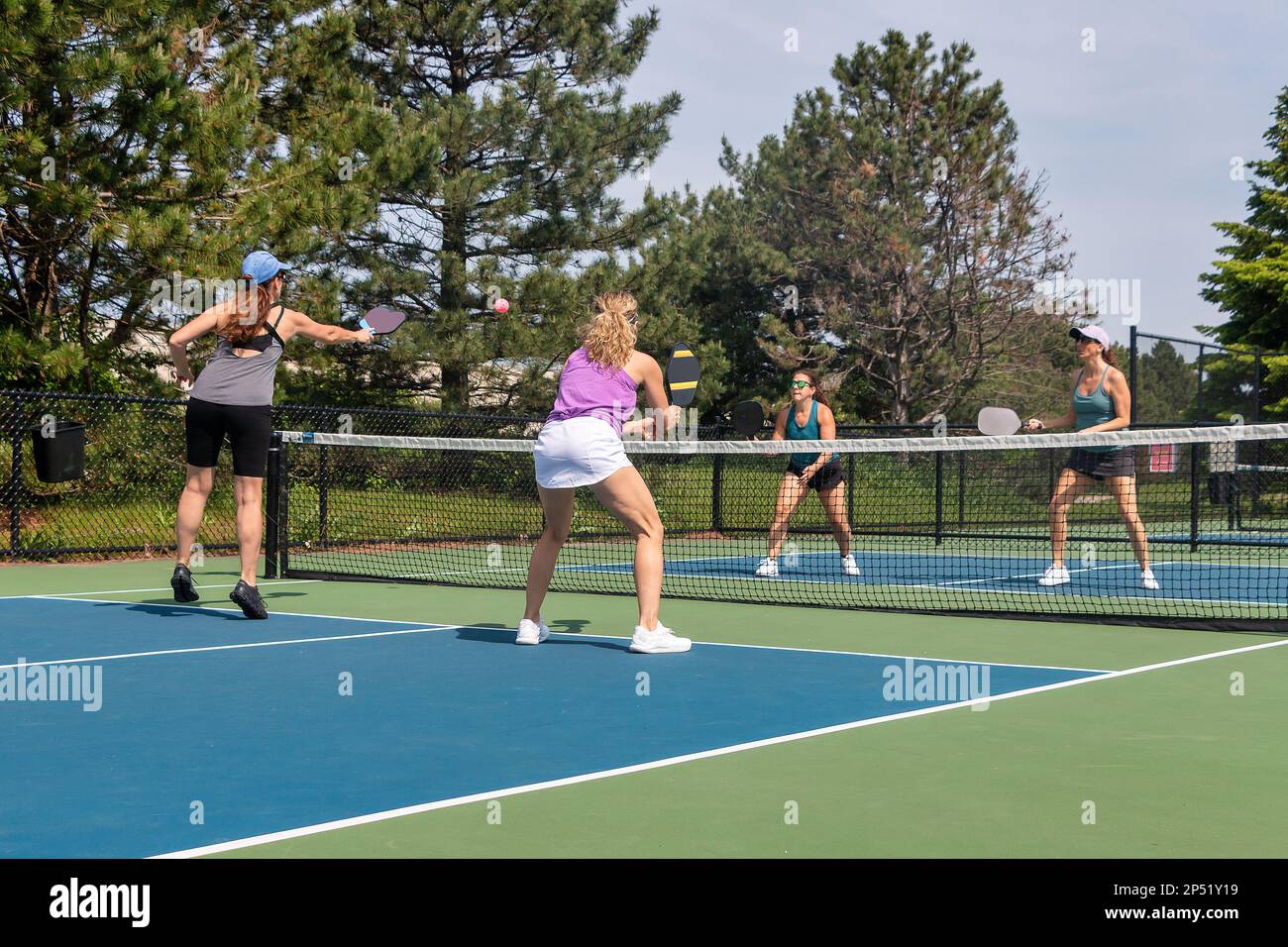 Doubles pickleball hi-res stock photography and images - Alamy