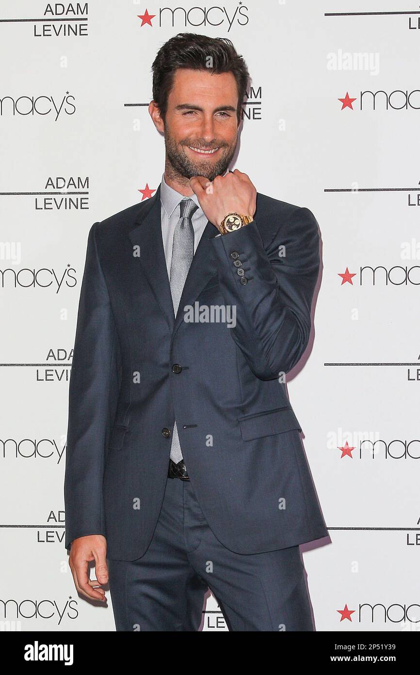 Recording artist Adam Levine attends the launch of 'Adam Levine ...