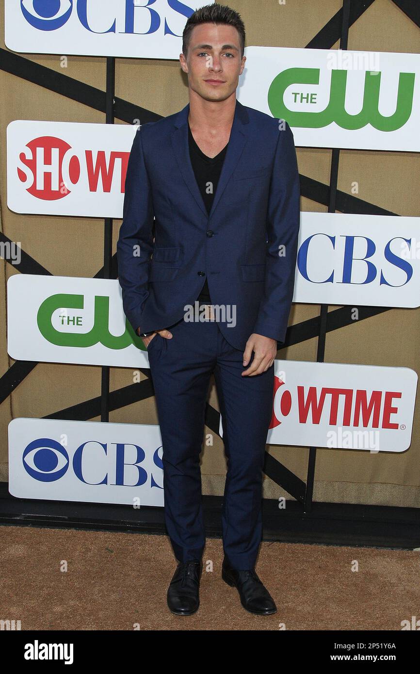 Actor Colton Haynes attends the CW, CBS and Showtime 2013 summer TCA ...