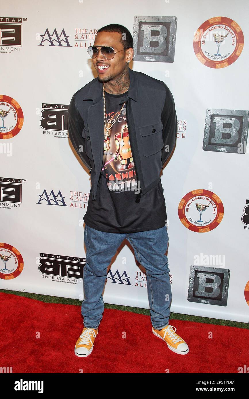 Recording artist Chris Brown attends the 8th Annual BTE All-Star ...