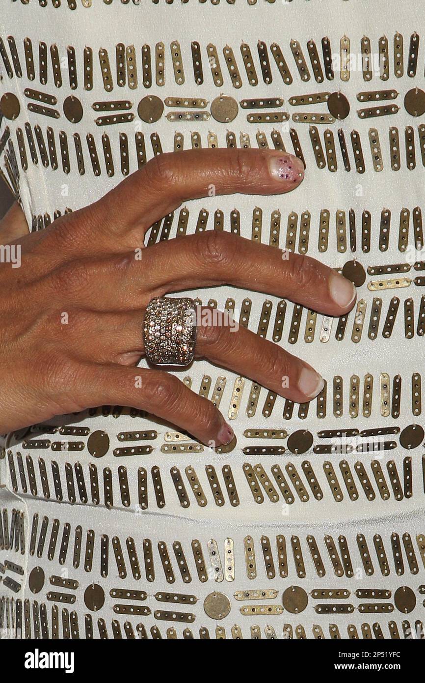 TV personality Daphne Wayans (ring detail) attends the NUVOtv Network ...
