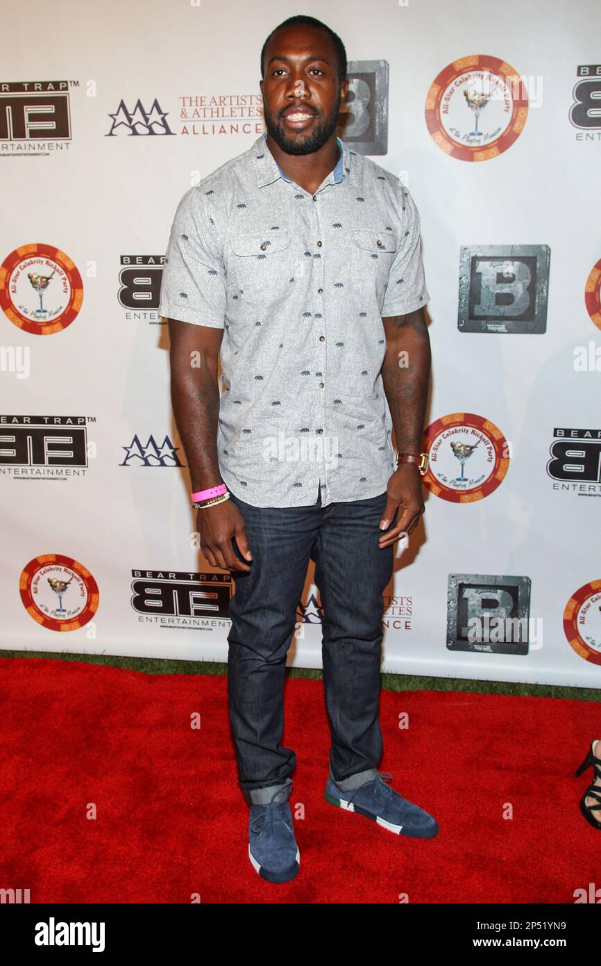 Professional football player James-Michael Johnson attends the 8th ...