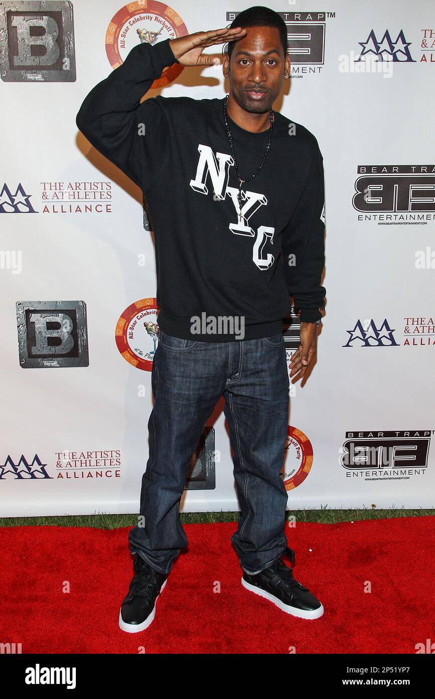 Actor Tony Rock attends the 8th Annual BTE All-Star Celebrity Kickoff ...