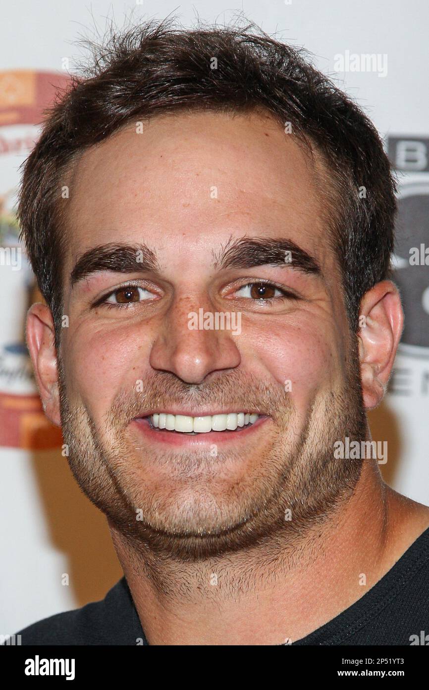 Professional football player Jacob Hester attends the 8th Annual BTE ...