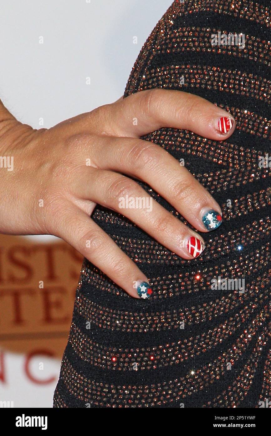 Jessica Rose (fingernail detail) attends the 8th Annual BTE All-Star ...