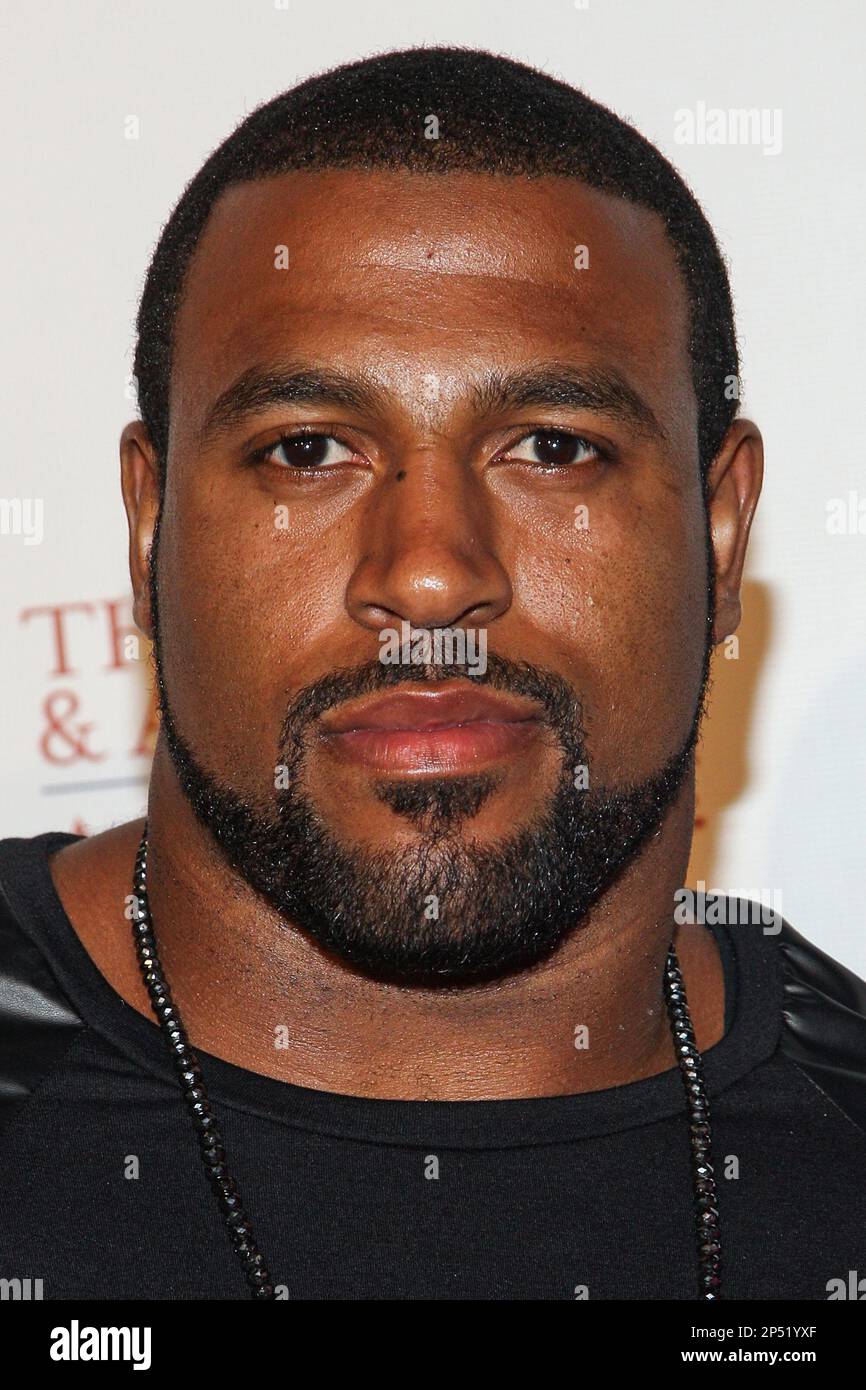 Professional football player Duane Brown attends the 8th Annual BTE All ...