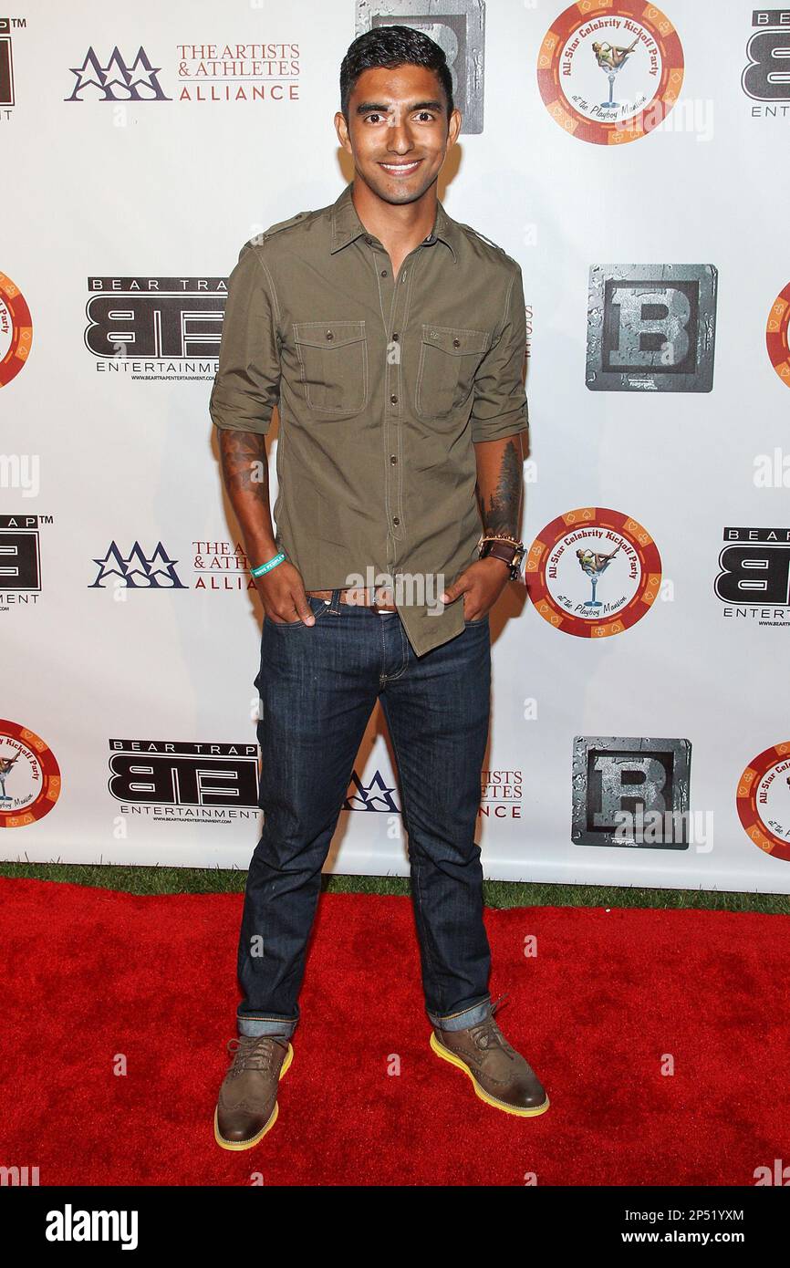 Professional soccer player A. J. DeLaGarza attends the 8th Annual BTE ...
