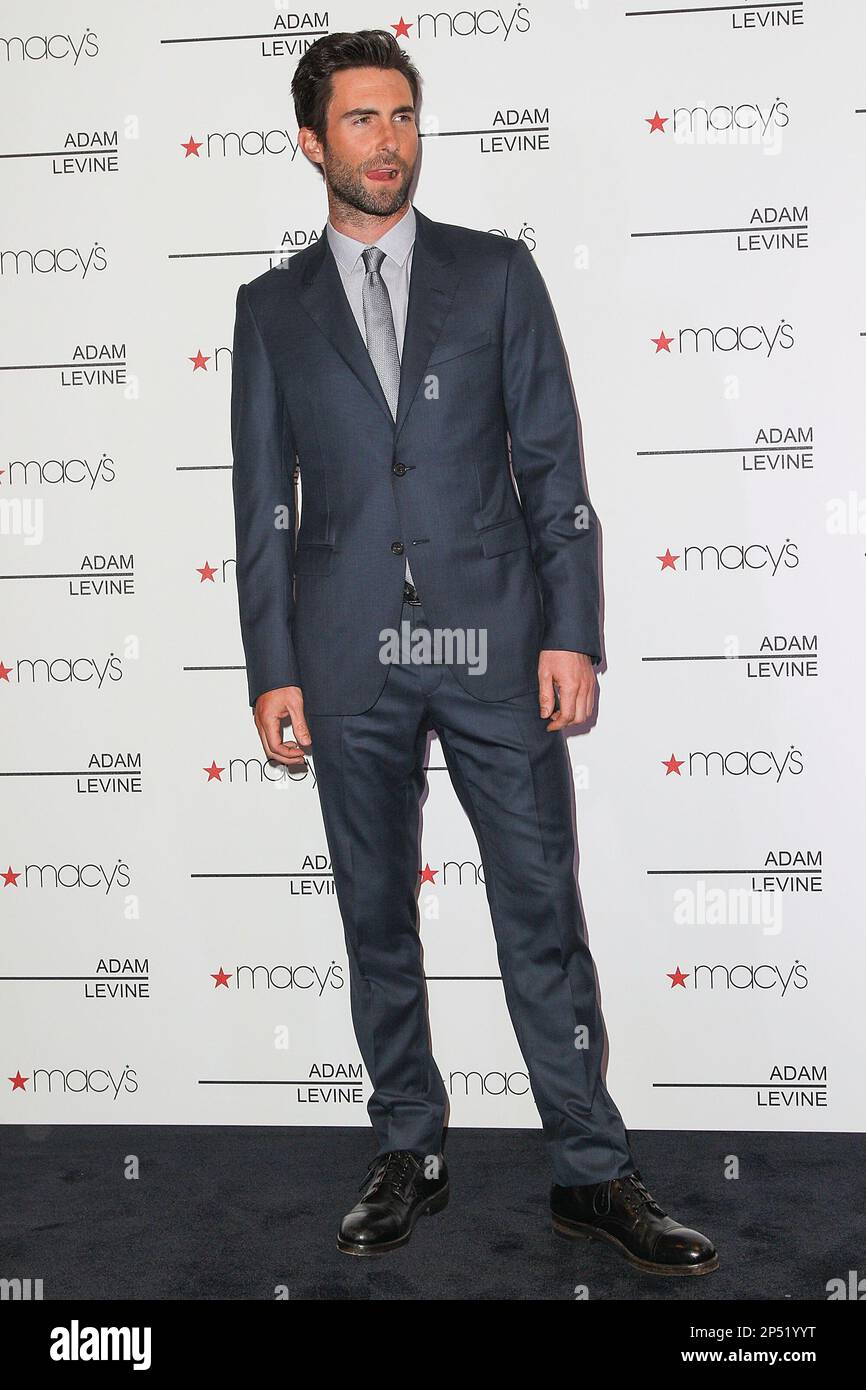 Recording artist Adam Levine attends the launch of 'Adam Levine ...