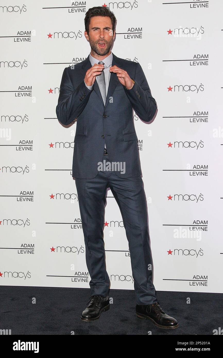 Recording artist Adam Levine attends the launch of 'Adam Levine ...