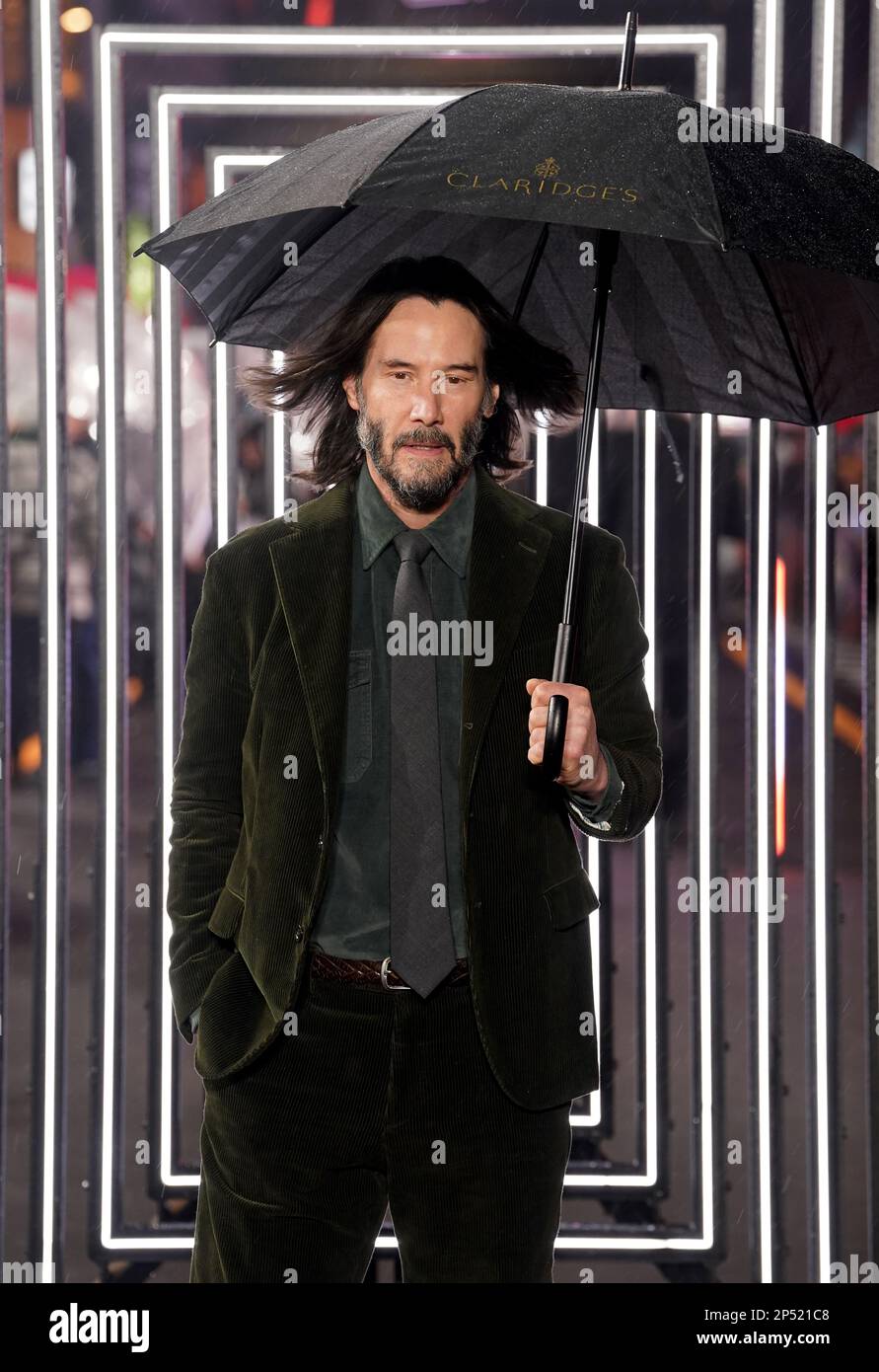 Keanu Reeves attending the gala screening of John Wick: Chapter 4, at ...