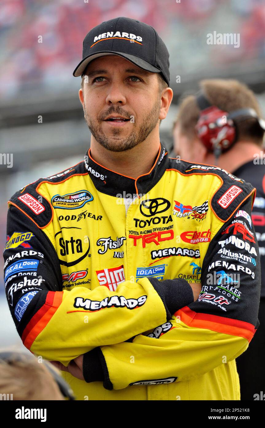 Matt Crafton during qualifying for the NASCAR Truck Series auto race ...