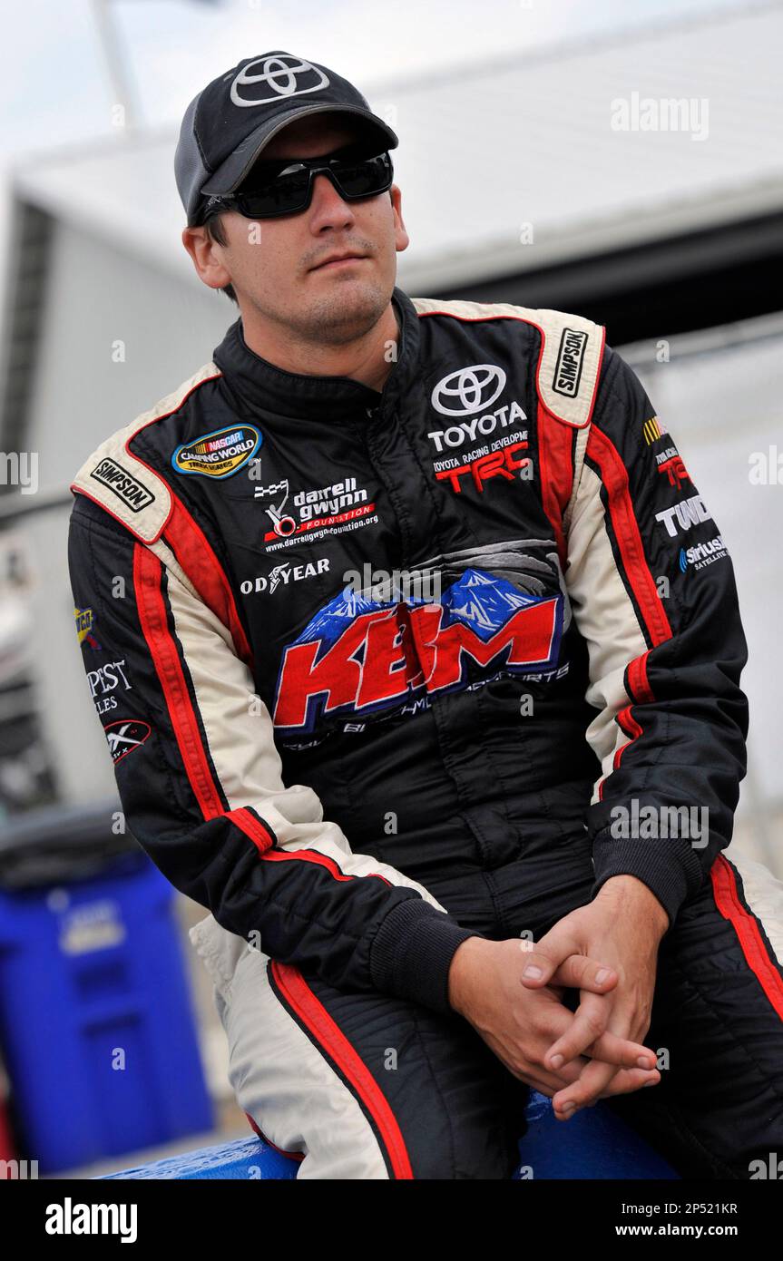 Joey Coulter during qualifying for the NASCAR Truck Series auto race ...
