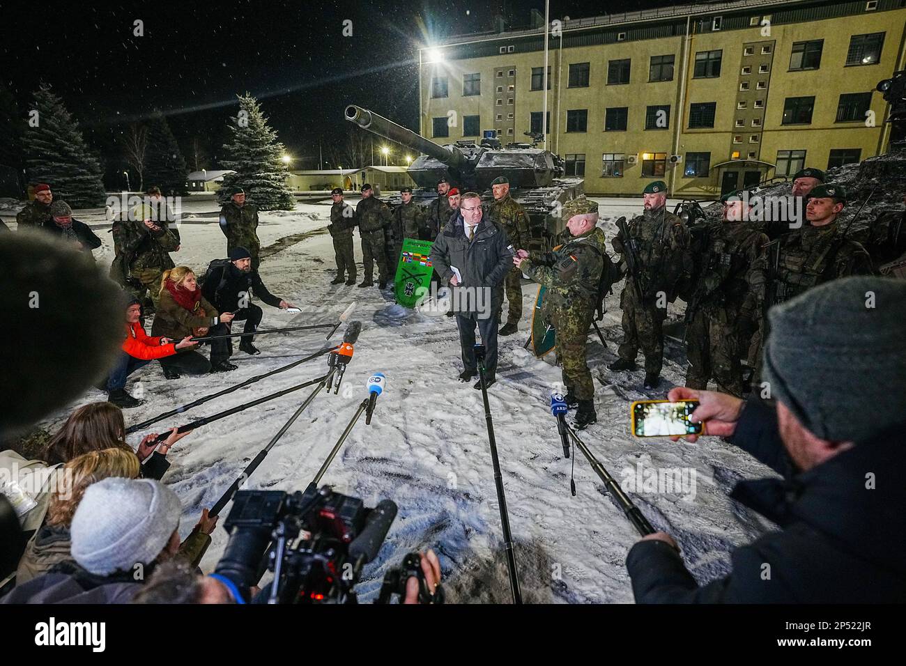 Rukla, Lithuania. 06th Mar, 2023. Boris Pistorius (SPD), Federal ...