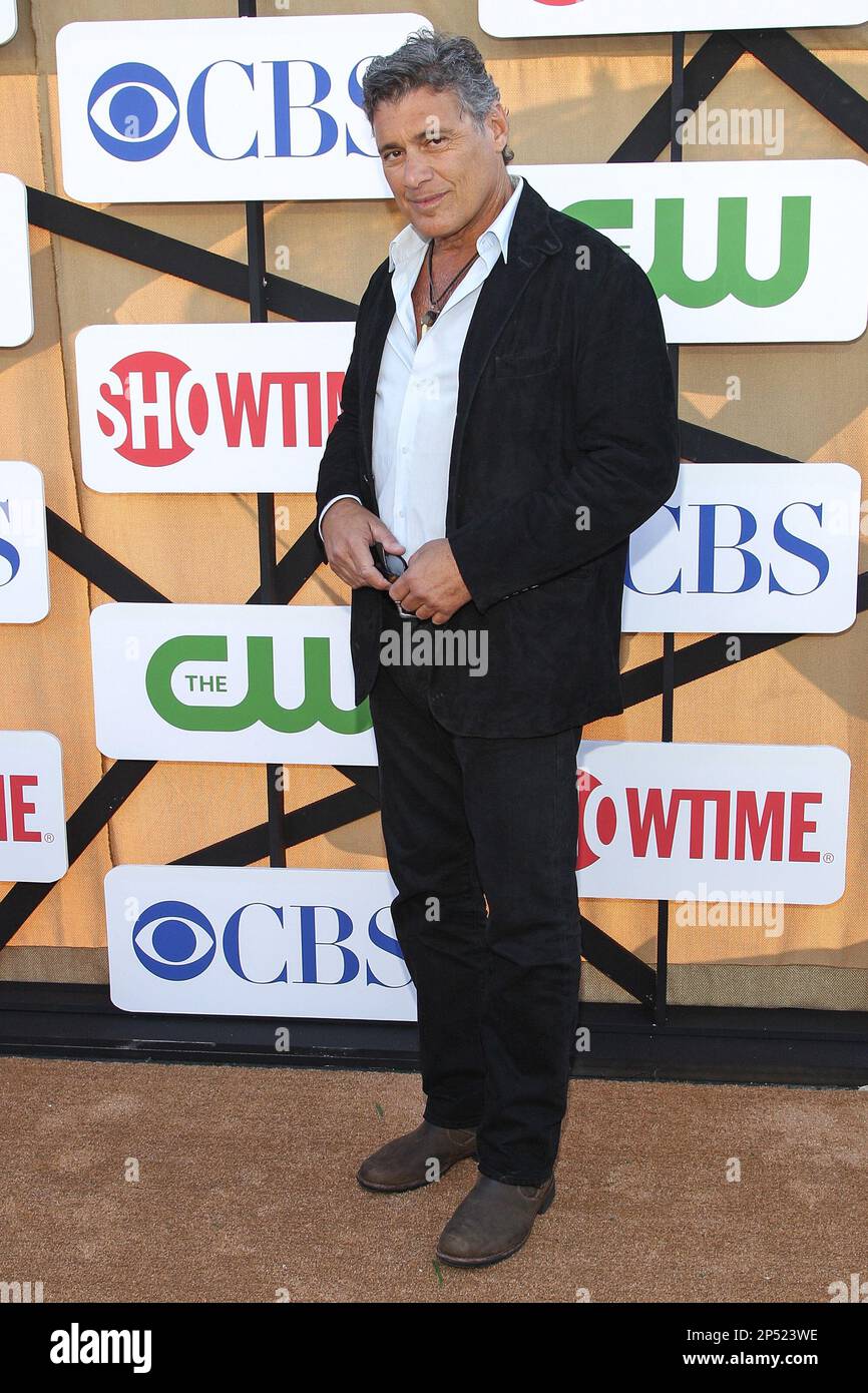 Actor Steven Bauer attends the CW, CBS and Showtime 2013 summer TCA ...