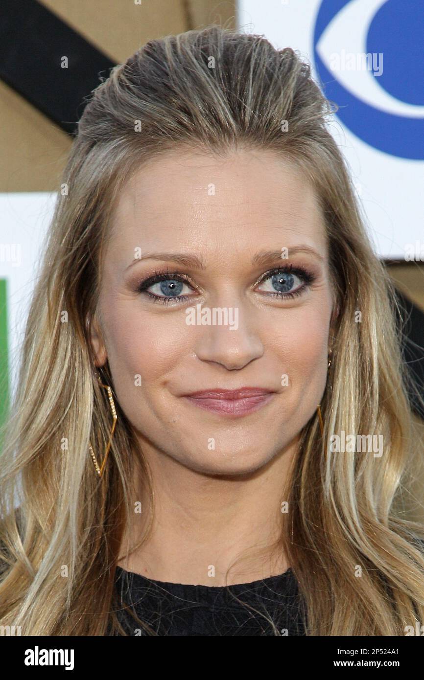 Actress A. J. Cook attends the CW, CBS and Showtime 2013 summer TCA ...