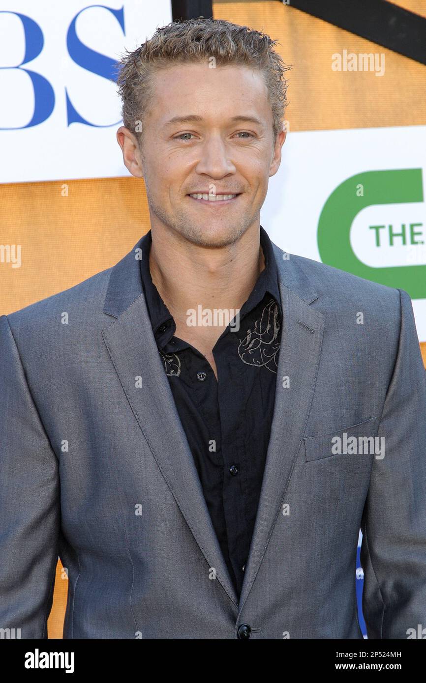 TV personality Luke Tipple attends the CW, CBS and Showtime 2013 summer ...