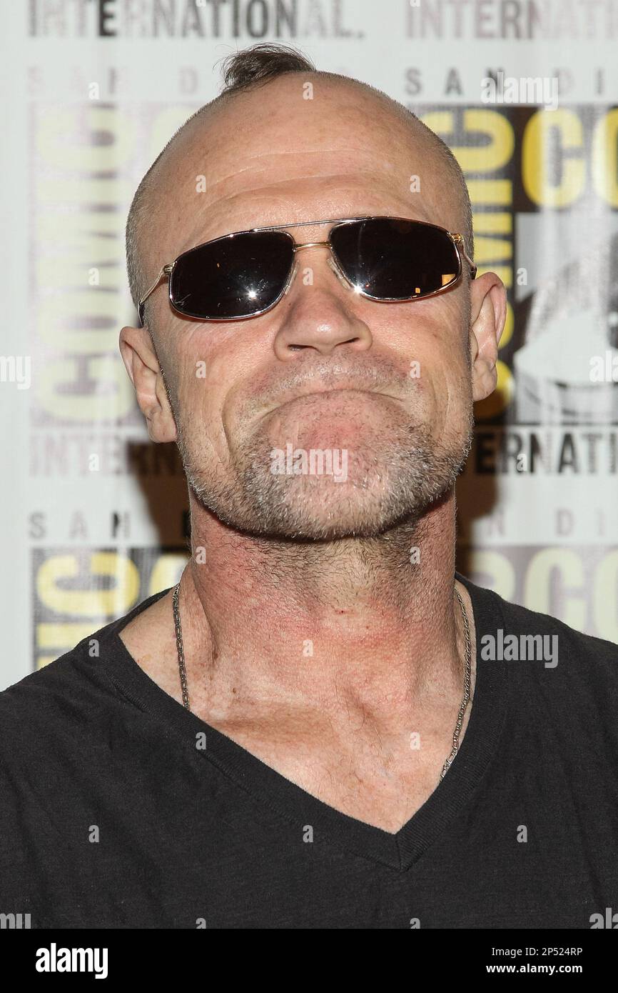 Actor Michael Rooker attends the 'Guardians Of The Galaxy' press line ...