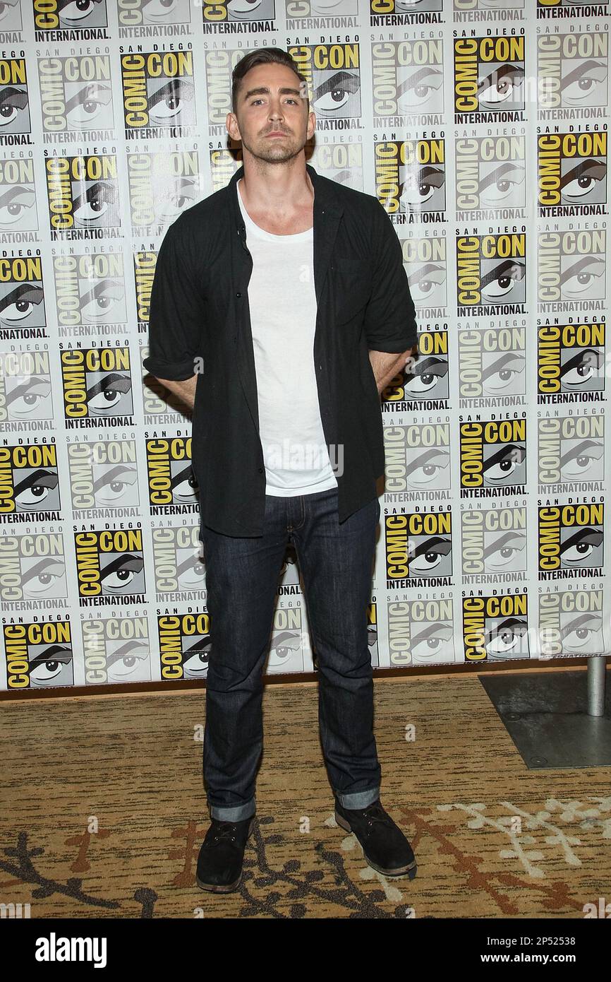 Actor Lee Pace attends the 'Guardians Of The Galaxy' press line during ...