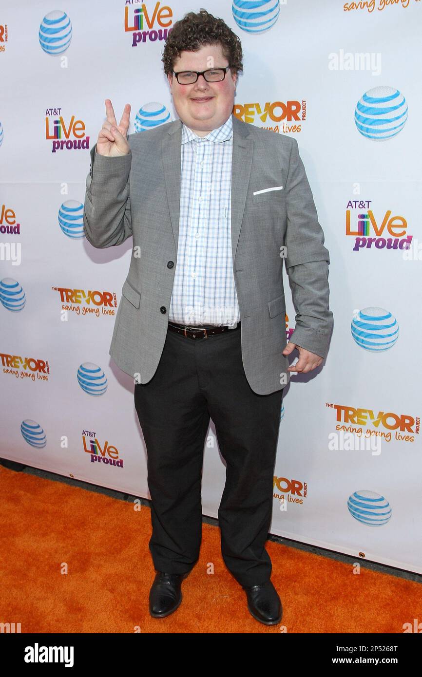 Actor Jesse Heiman attends the Adam Lambert performance and check ...