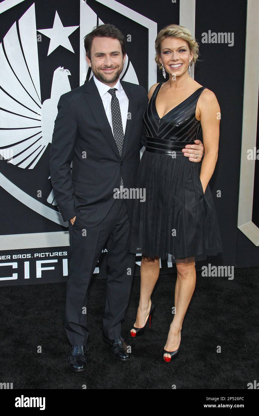 Actors Charlie Day and Mary Elizabeth Ellis attend the premiere Of ...