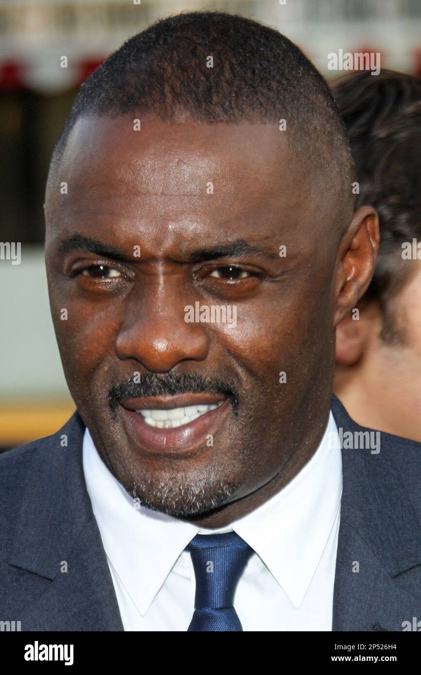 Actor Idris Elba attends the premiere Of Warner Bros. Pictures And ...