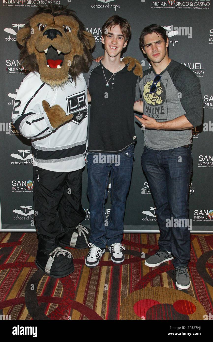 Actor Steven R. McQueen (R) and Jesse Robitaille (C) attend Echoes Of ...
