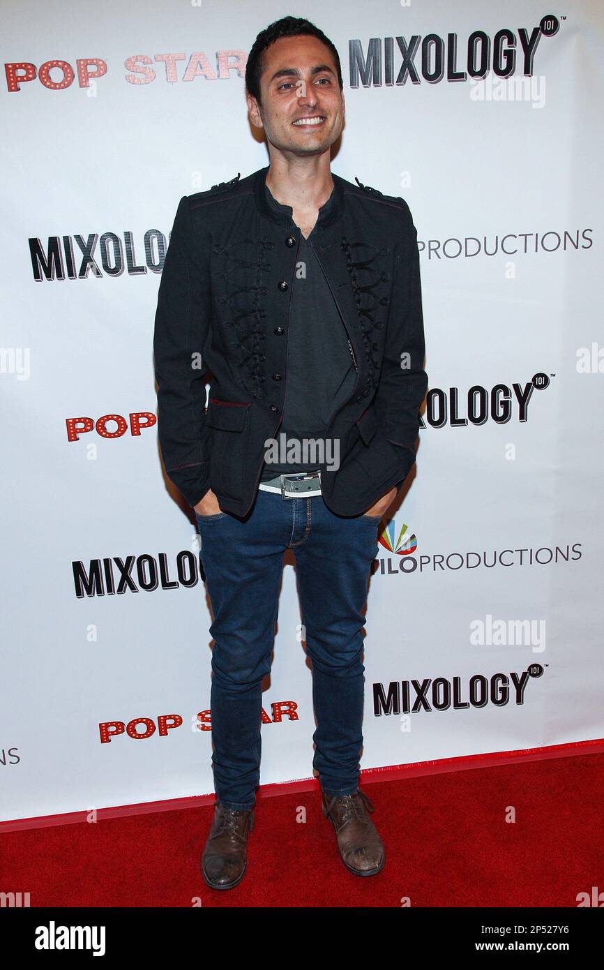 Recording artist Keaton Simons attends the premiere of "Pop Star" at ...