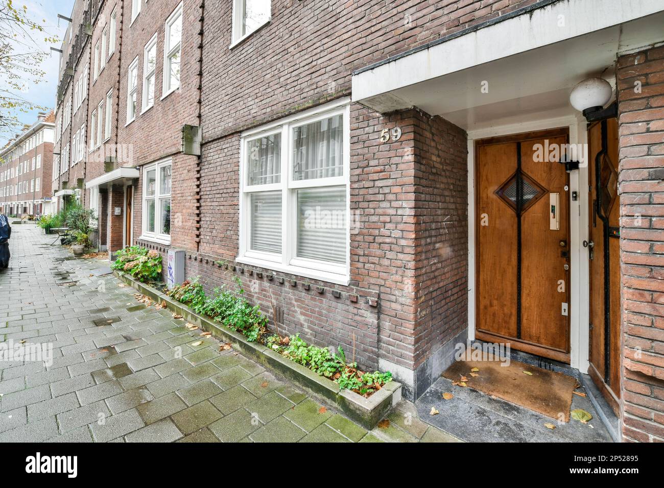 Brick Wall Windows Side View Brick Wall Bricks Side View Hi Res Stock
