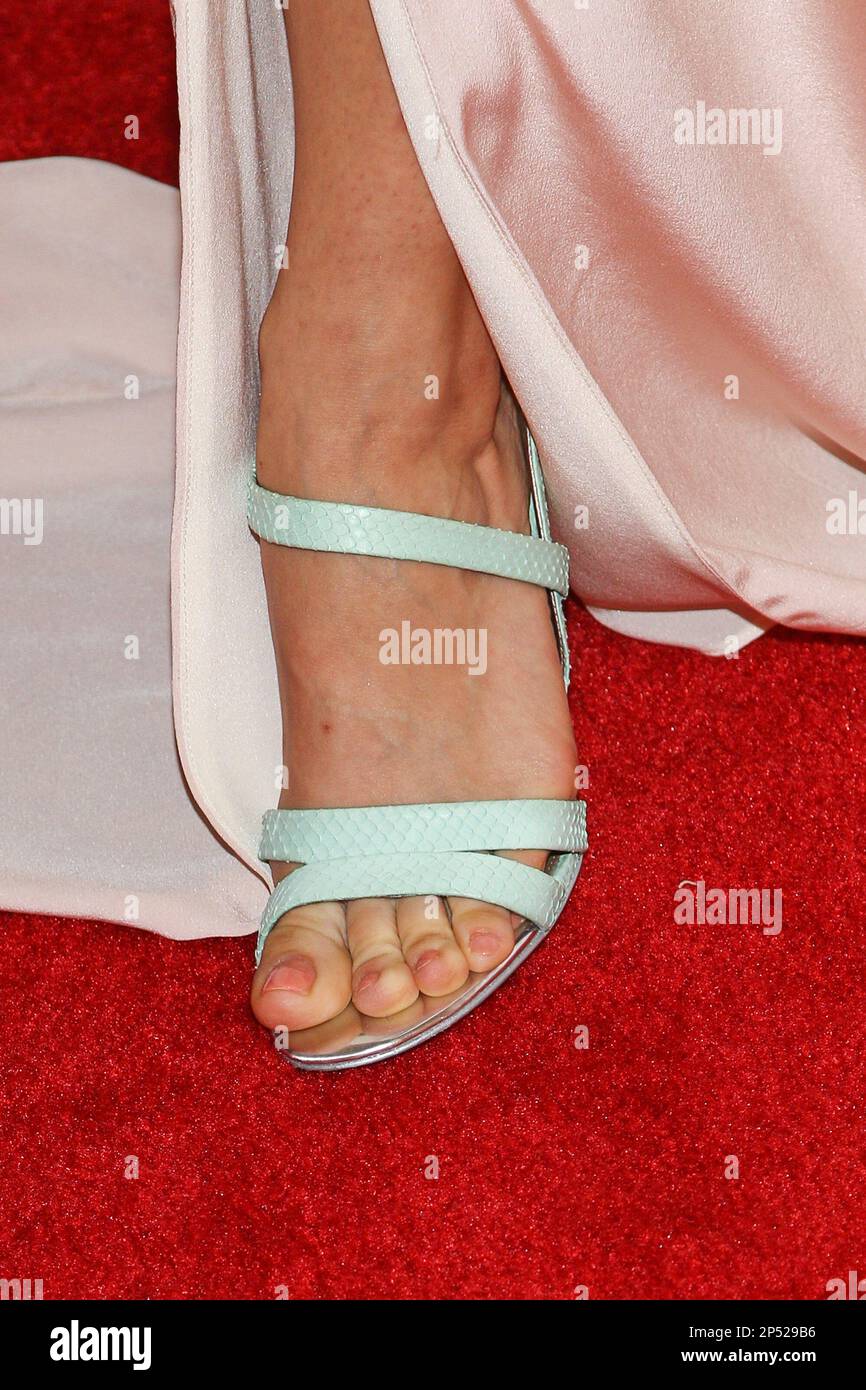 Actress Olesya Rulin (shoe detail) attends the 4th Annual Thirst Gala ...