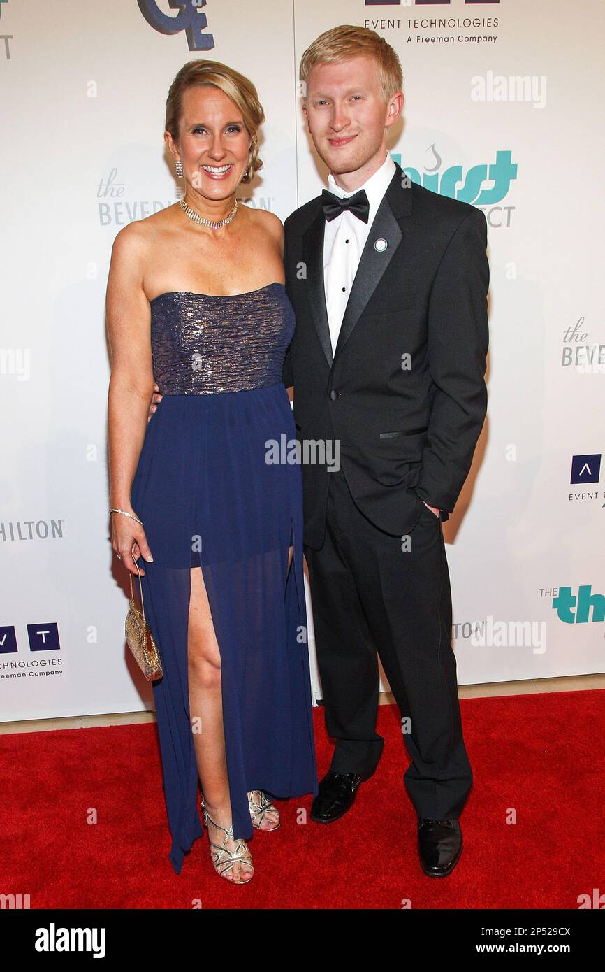 Seth Maxwell, Founder and CEO of The Thirst Project, and guest attend ...